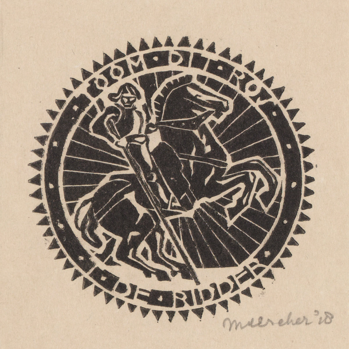 Ex-libris Tony de Ridder | Museum Escher in Het Paleis